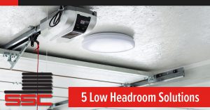 5 Low Headroom Solutions For Garage Doors | SSC